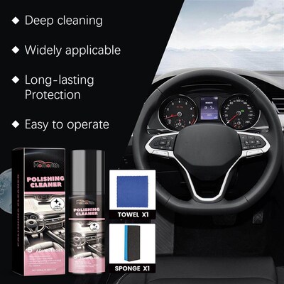 HOMONTH Car Interior Polish - Interior Care, Leather Mainten