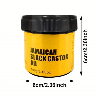 Jamaica Black Ricin Oil Hair Care - Pure Cold Pressing Prom