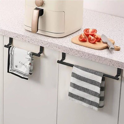 Towel Rod Over Cabinet Towel Rack Storage Organizer Bathroom