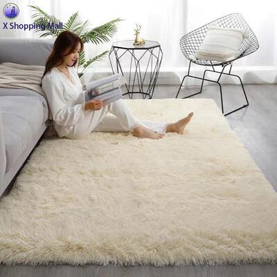 bed/Living room long hair Carpet sofa/coffee table blanket