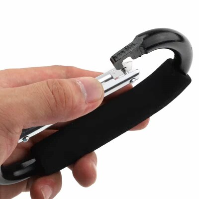 1 pc Large D-shape Aluminum Alloy Carabiner Quick-release So