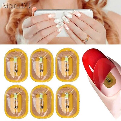 5/1pcs NFC Nail Stickers LED Light Source Nail Art Tips Ligh