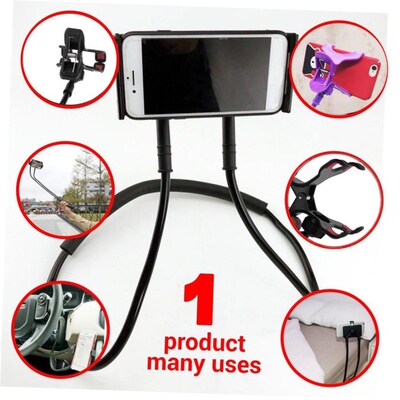 Mobile Phone Holder Lazy Hanging Neck Phone Stand 360 Degree