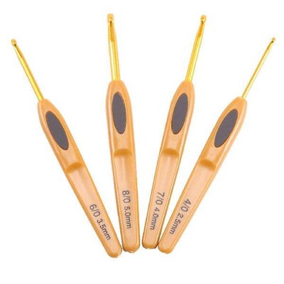 8Pcs Handmade Crochet Hook Set Stitches Sewing Tool Home