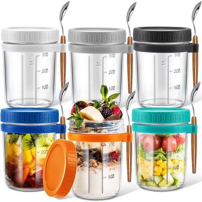 Manufacturer Supplies Overnight Oatmeal Cups Sealed Salad Gl