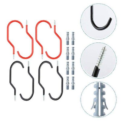 Foldable Clothes Rack Bike Hook Wall Mount Ceiling Storage