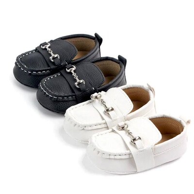 Newborn Baby Prewalker Girls Boys Casual Shoes Leather Non-S