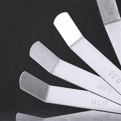 High Precision Feeler Gauge Set 360 Degree Rotating Spring