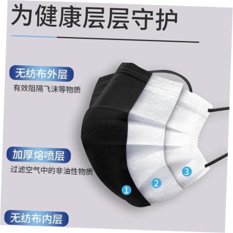 Mask disposable three layer single independent packaging口罩