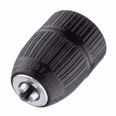 1pc Black 13mm 1/2 x 20 UNF Mount Keyless Drill Ch