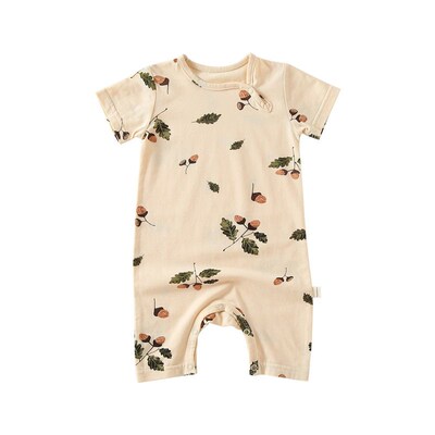 Babys Short-sleeved jumpsuit Summer Thin Clothes for Boys a