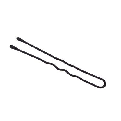 50pcs beauty hair pins thin u shape hair bobby pin black met