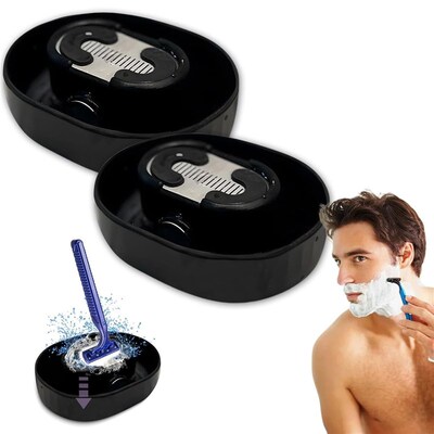 跨境新品 Razor Rinser 剃须刀冲洗器 无电池设计 剃须刀清洗器