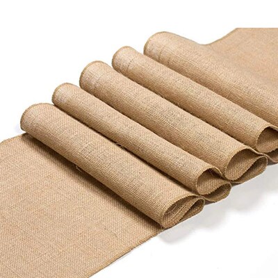 Vintage Burlap Hessian Table Runner Natural Jute Country Wed