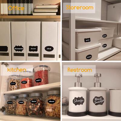 20-100pcs/Set Chalkboard Labels Spice Sticker Organizer Labe