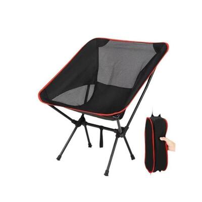 Outdoor portable folding chair Moon back camping space chair