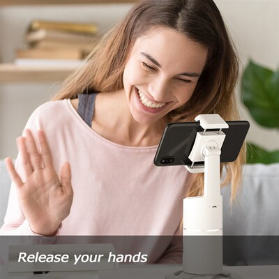 Smart Selfie Stick 360 Rotation Object Tracking Holder PTZ