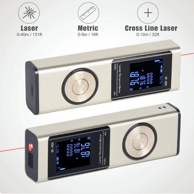 40M/60M Smart Digital Laser Distance Meter Range Portable Ra