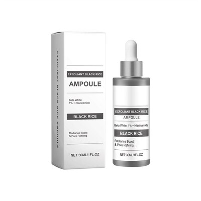 Black Rice Essence Liquid - Gentle, moisturizing, cleansing,