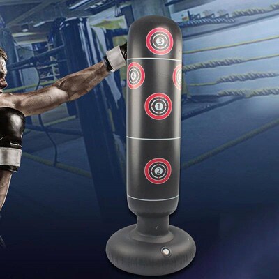 Inflatable Punching Bag PVC Boxing Bag Adults Kids Tumbler S