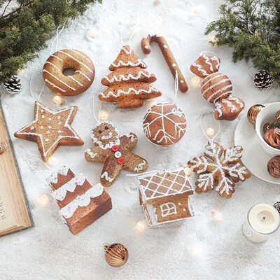 3D Christmas Tree Decoration Foam Ball Snowflake Christmas