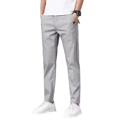 Fashion Mens Pants Summer Suit Pants Casual Korean Mens Pa