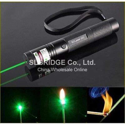 g301 focus burn 532nm green  pointer pen lazer beam mi