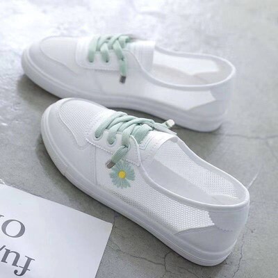 White Shoes Womens Summer 2025 New Mesh Casual Shoes Hollow