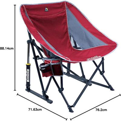 Pod Rocker Sling-Style Outdoor Rocking Chair: Built-in Bever