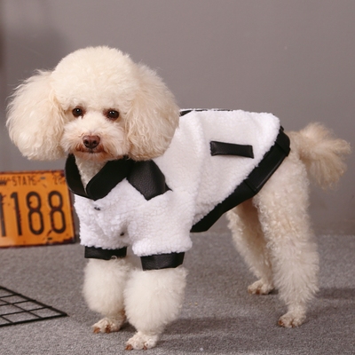 狗狗衣服冬季吉娃娃宠物小型犬泰迪比熊法斗保暖的加厚加绒秋冬装