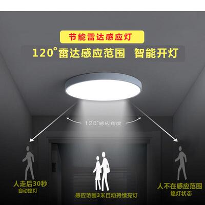 Led+Radar+Sensing+Ceiling+Light+Corridor+Stairs+Balcony+Rada