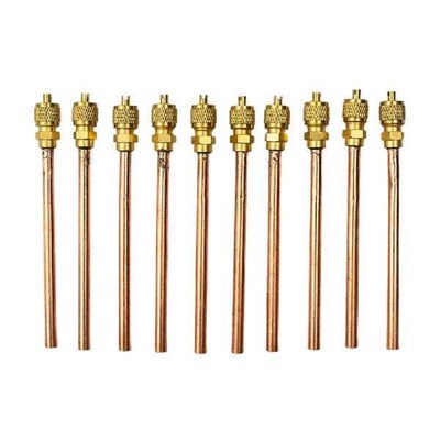 10Pcs/Set Air Conditioner Refrigeration Access Valves