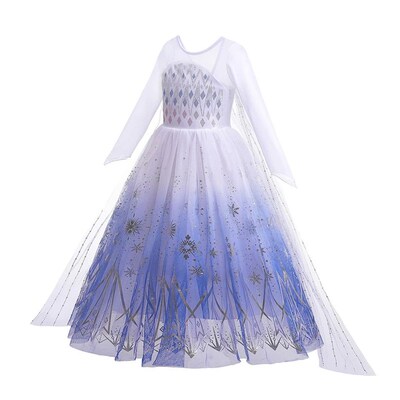 Frozen Elsa Princess Girls Dresses Carnival Party Children B