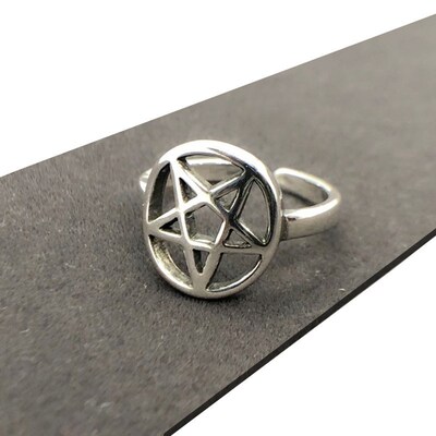 Personality Punk Vintage Star David Rings For Women Men Resi