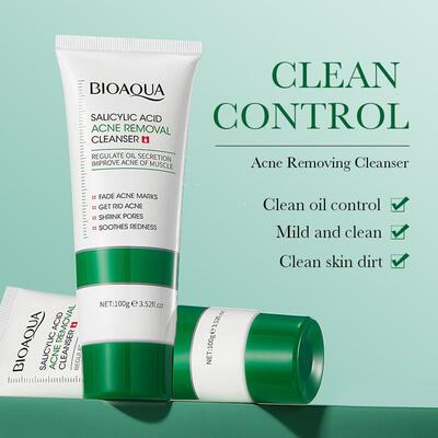 Salicylic Acid Cleanser Foam Face Wash Acne Treat水杨酸洁面