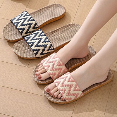 Lin Slippers Home Men And Women Couples Home Wood Floor Thic