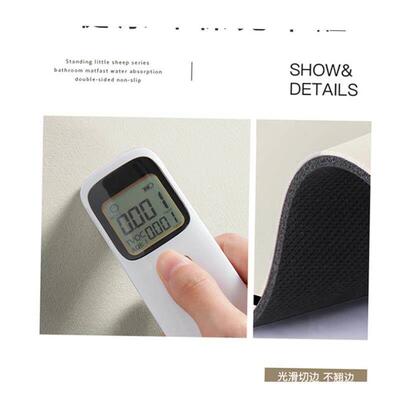 Bathroom floor mat absorbent quick-dryin door entry carpet