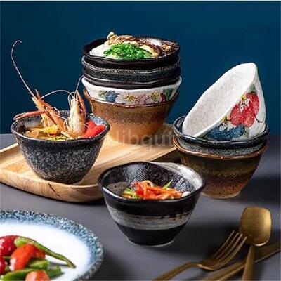 Japanese+household+ceramic+rice+bowl+noodle+soup+dessert