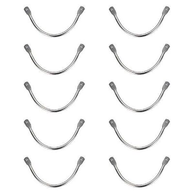 10Pcs Metal Tray Handles Fixing Handles Easy to Install