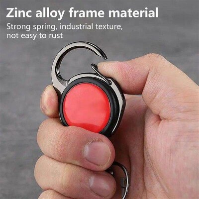 Retractable  Fly Fishing Key Chain Buckle Retractor Fishing
