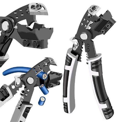 Wire Stripper Multifunctional Cable Stripper Cutter Crimper