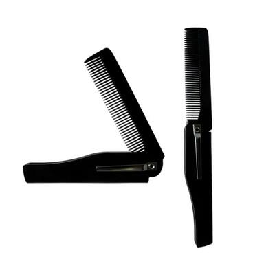 Foldable Combs Portable Travel Folding Head Hair Beard plast
