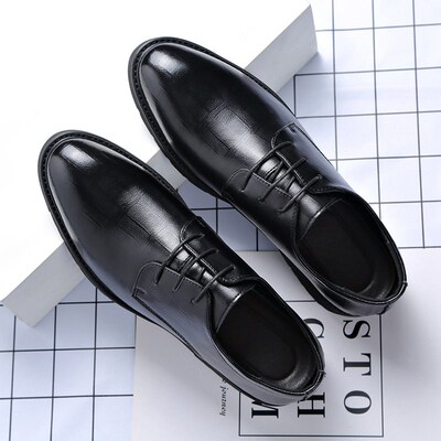 Business Dress Leather Shoes Mens British Style 2025 Casual