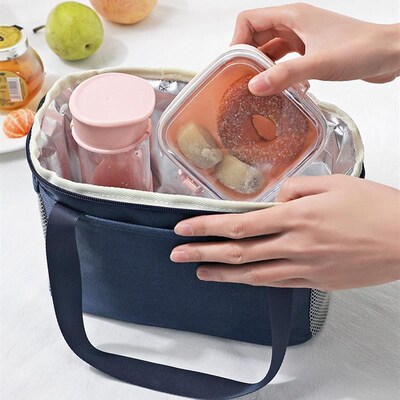Fashion Insulated Thermal Cooler Lunch box food bag for work