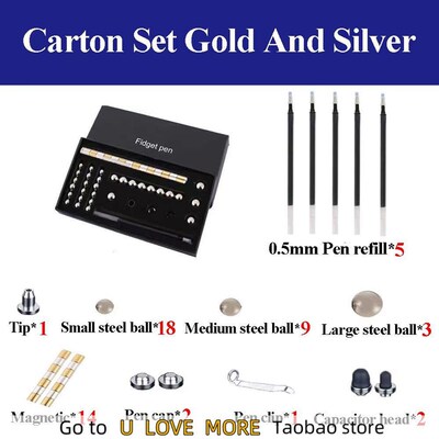 34/55Pcs/Set Magnetic Polar Pen Metal Magnet Modular Think I
