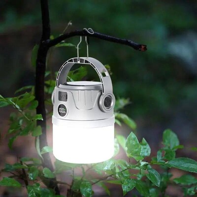 Camping Solar Lights Outdoor Tent Light Foldable Picnic Lant