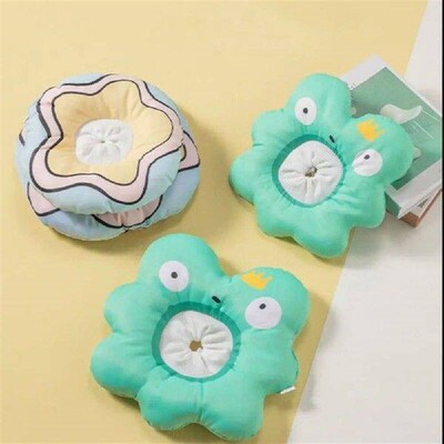 Cartoon Pet Elizabeth Collar Frog/Flower Waterproof Cat