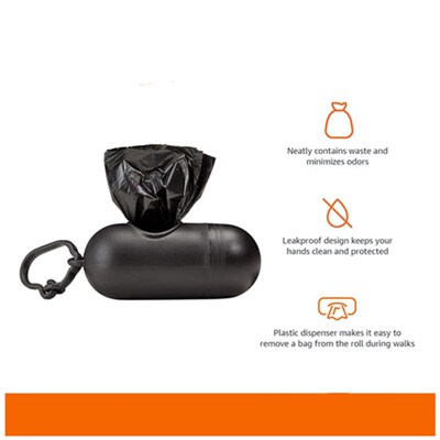 Dog Poop Leak Proof Bags Doggy Roll Outdoor Puppy Walking