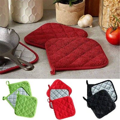Heat Resistant Towel Pot Holders Cotton Non-slip Mat