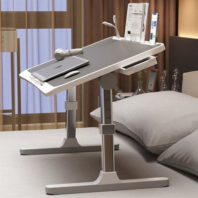 Foldable notebook student dormitory study table bed desk